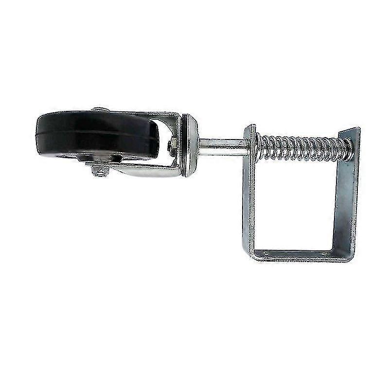 4 Inch Heavy Duty Rubber Mute Spring Loaded Gate Door Wheel Caster ...