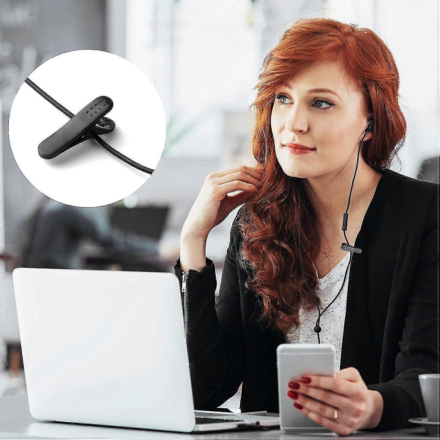 Headphone Headset Cable Cord Clip Holder For Clips Onto Your Clothing ...