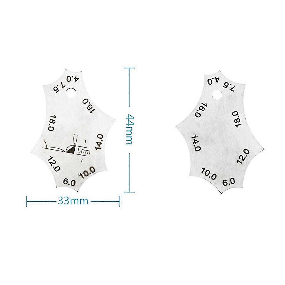 Gauge ，Fillet Weld Gauge Set Stainless Steel Welding Gauge Welder ...