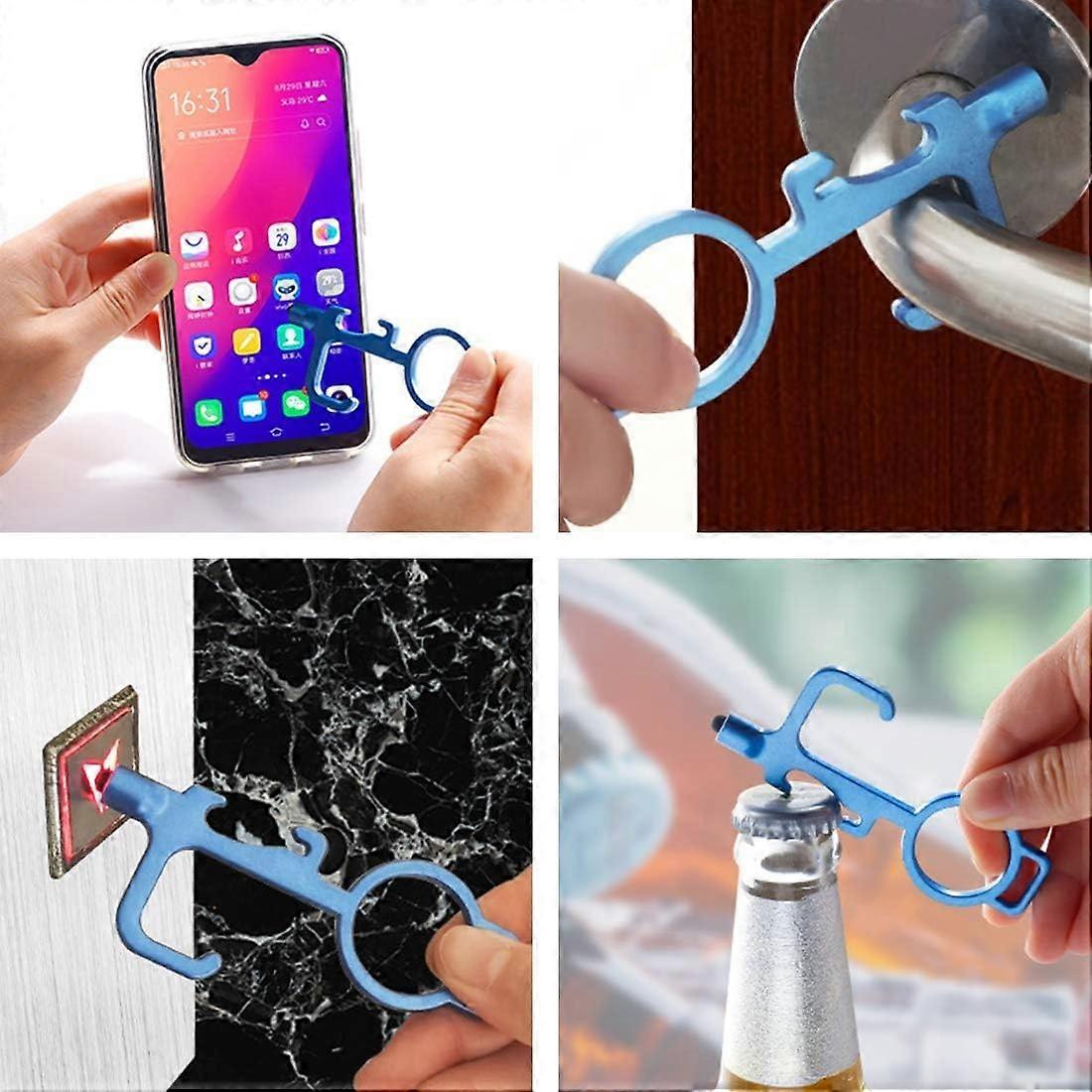 6 Pieces Contactless Door Opener, Touchless Contactless Key For Atm ...