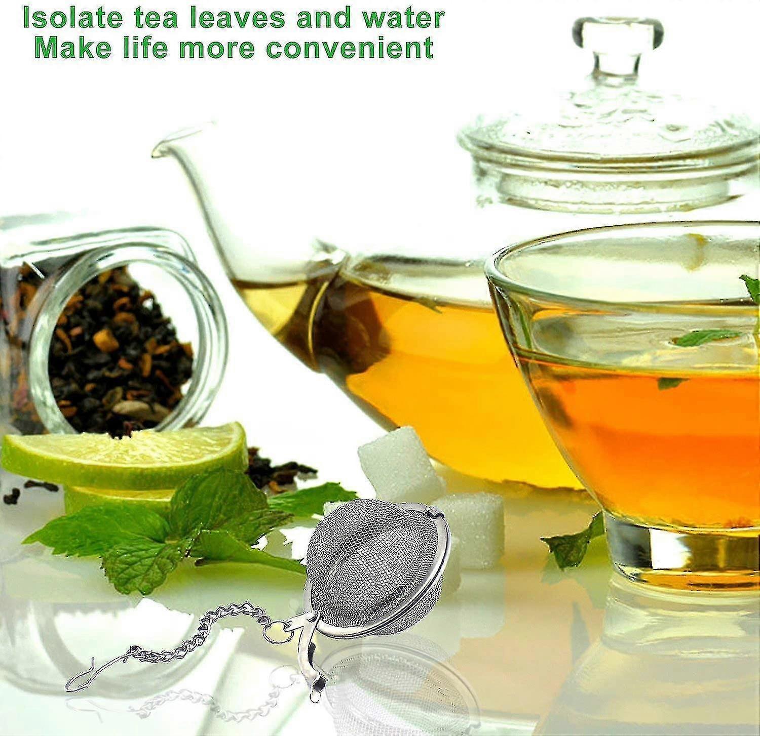 Tea Strainer 304 Stainless Steel Tea Filter Tea Brewer Tea Ball Soup ...