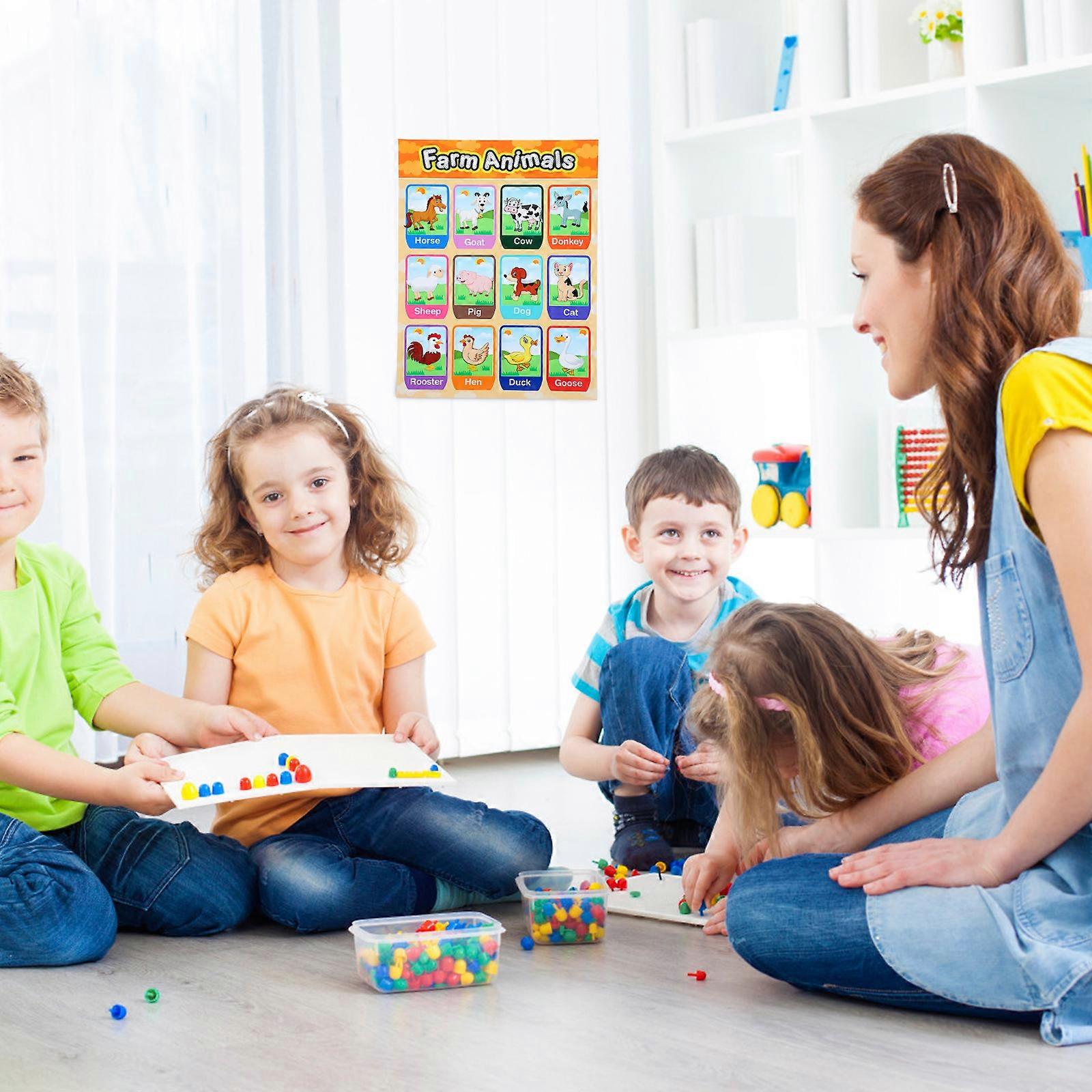 Preschool Ornament Kindergarten Learning Poster Preschool Educational ...