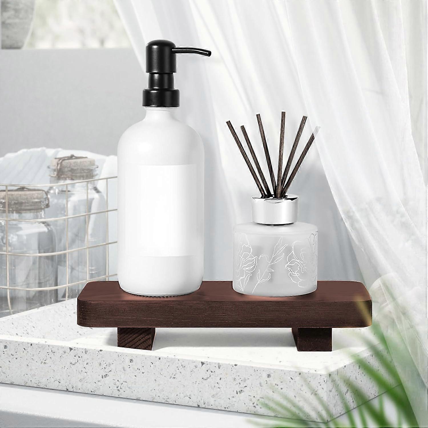 Decorative Wooden Riser Kitchen Soap Tray Extra Large Size Waterproof ...
