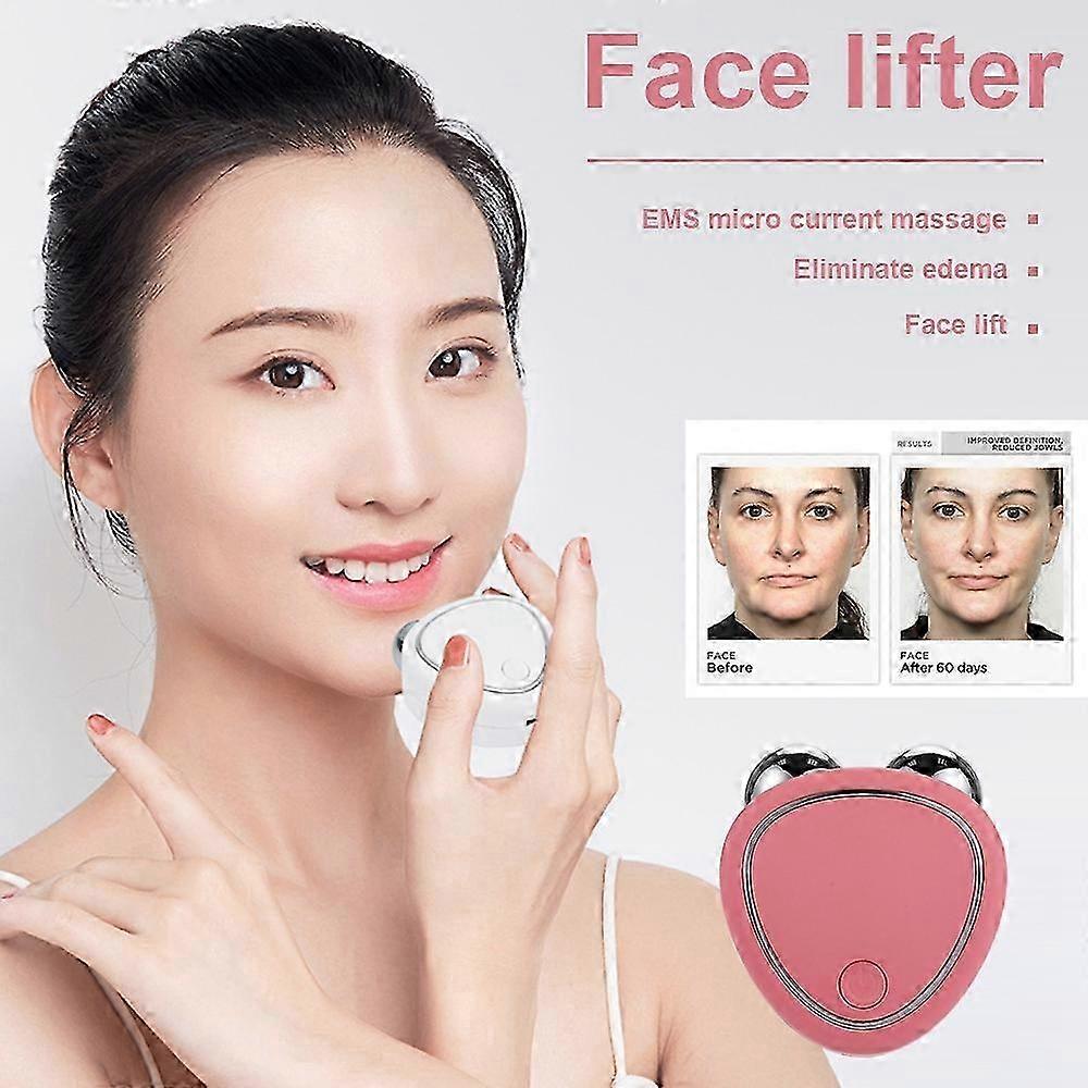EMS Facial Massager Microcurrent Face Lift Machine Roller Skin ...