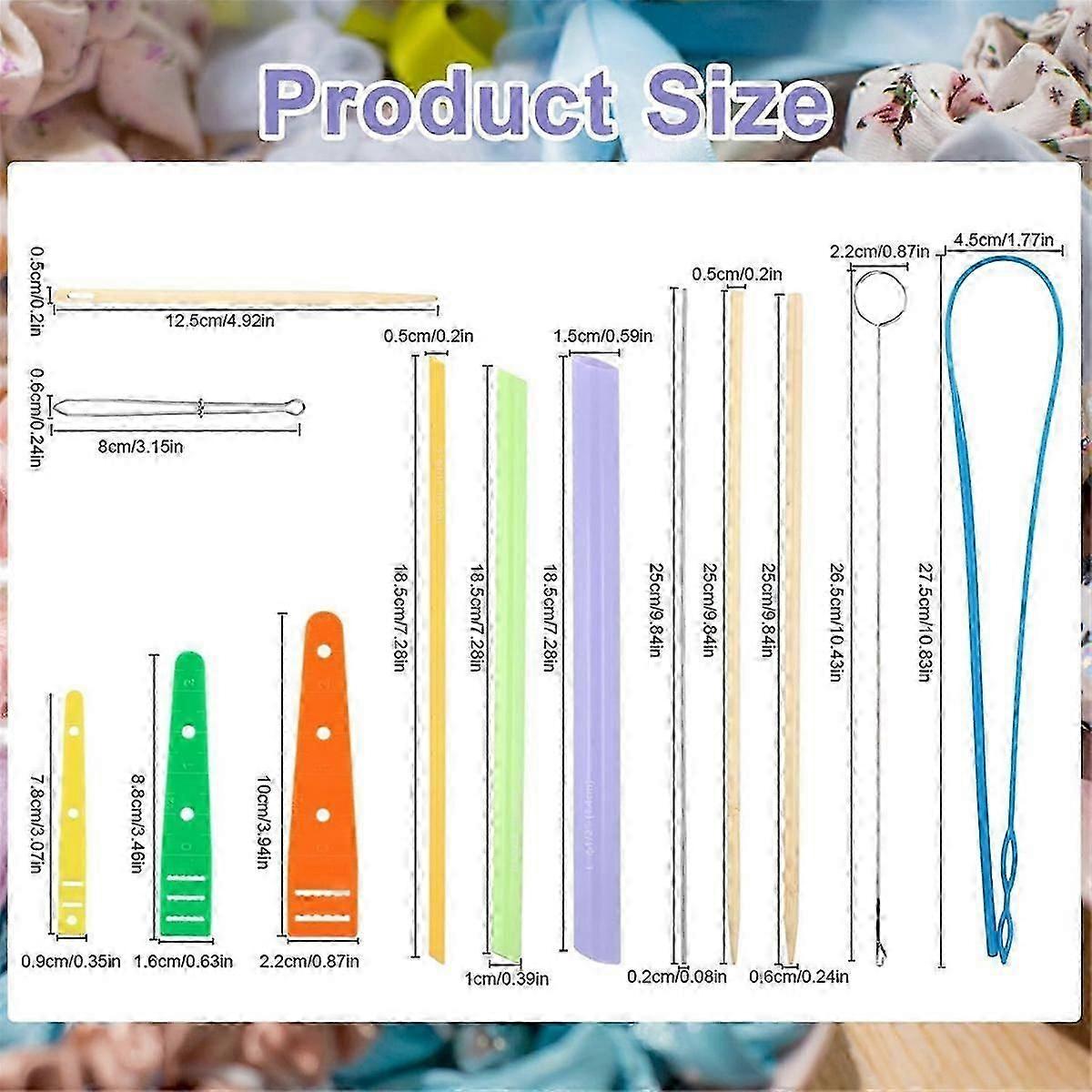 Quick Turn Fabric Set, Versatile Fabric Tube Turner for Sewing ...