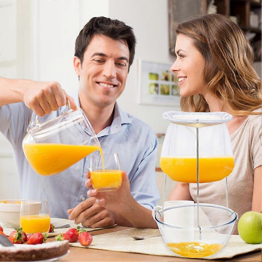 2 Pack Strainer Stand,Strainer Stand with 4 Reusable Staining Bags ...