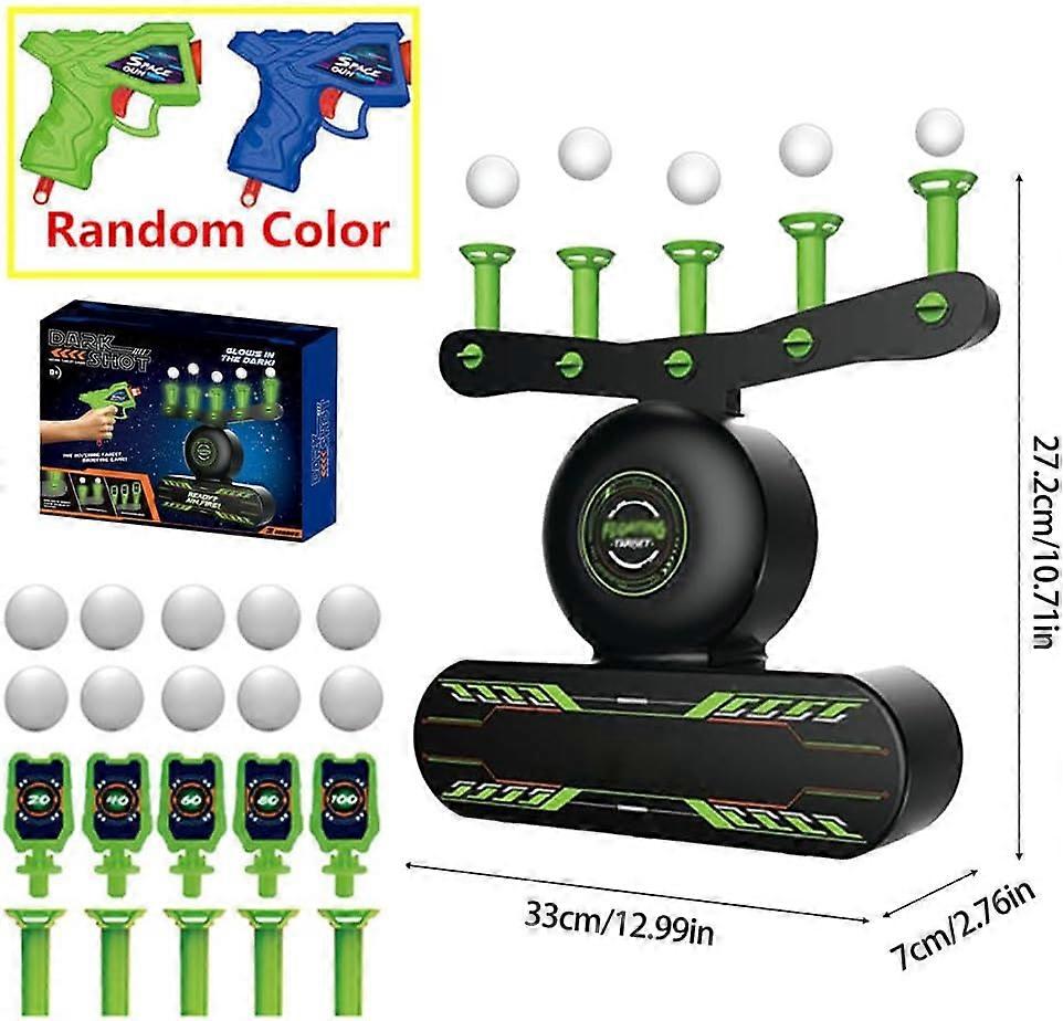 GlowintheDark Shooting Toy Gun Set, Hover Shot Floating Target Game ...
