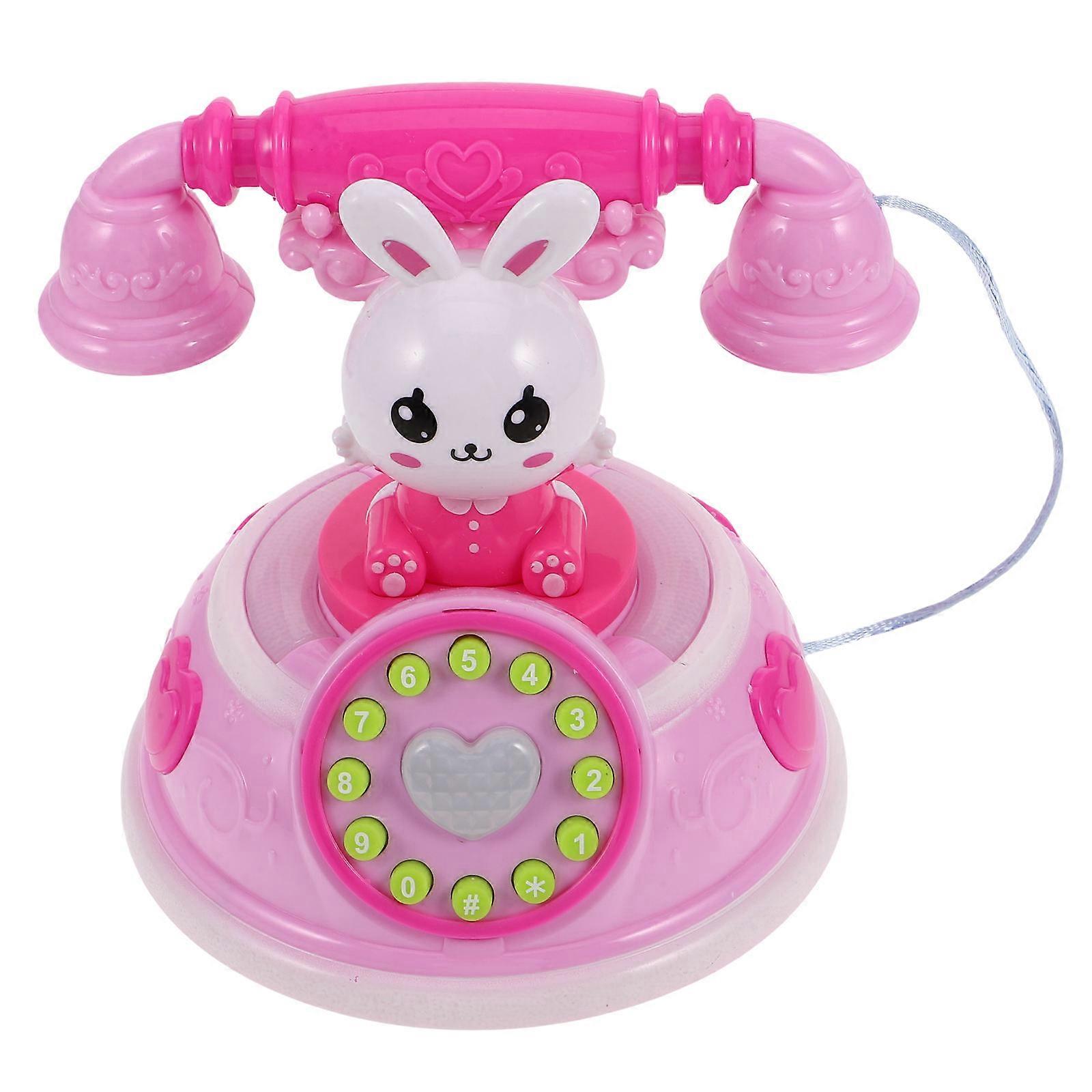 Kids Landline Phone Toy Old School Phone Language Development ...