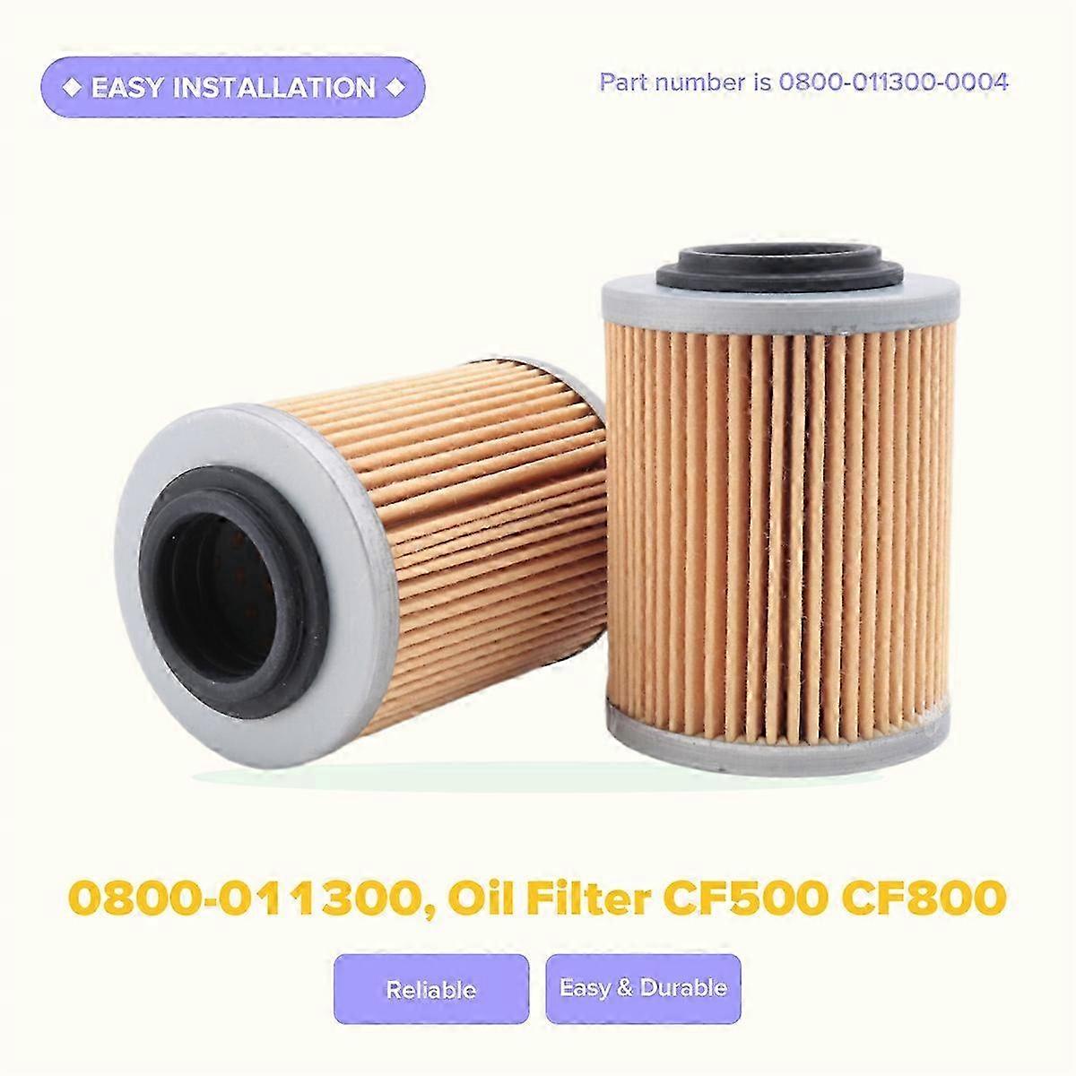 4PCS Motorcycle Oil Filter for CF Moto CF500 400 500Cc Cforce Zforce ...