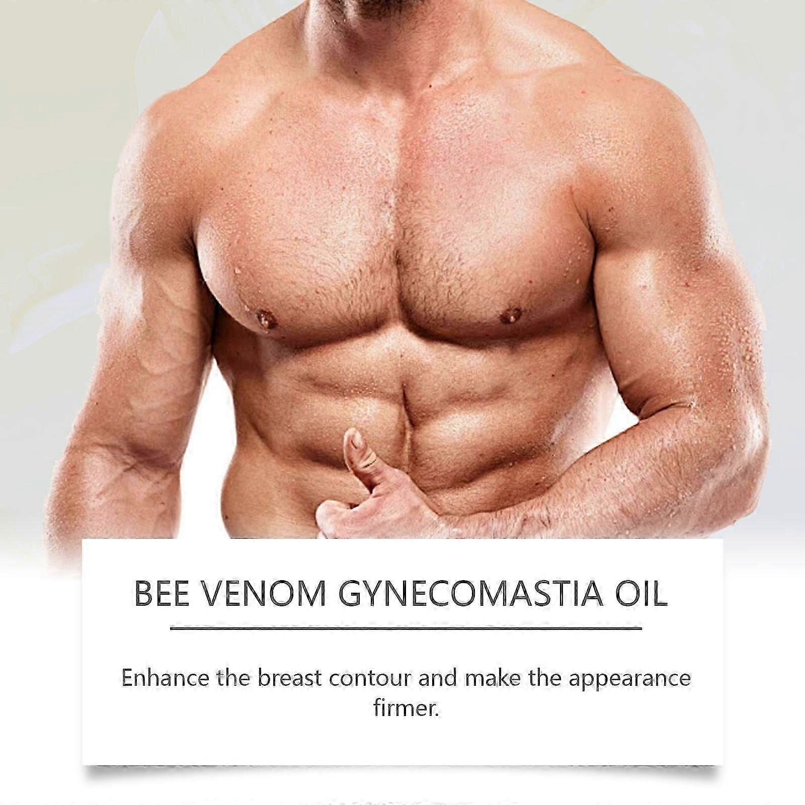 Bee Venom Gynecomastia Oil, Chest Muscles Bee Venom Oil,Strengthen The ...