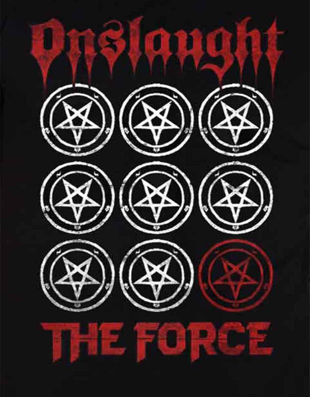 Assaut T Shirt The Force Band logo Thrash Métal nouveau officiel Mens ...