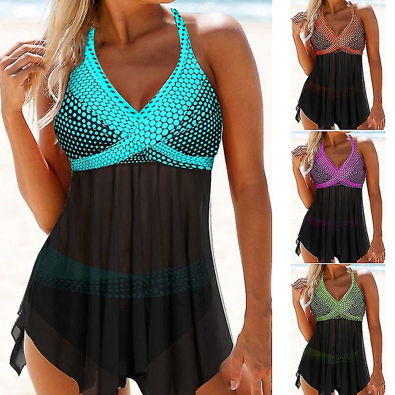 Women's Swimsuits Plus Size Backless Polyester Bathing Suit For Ladies ...