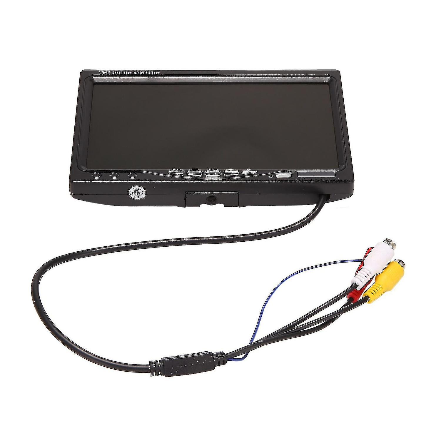 7 Inch Tft Lcd CoLor Hd Monitor CoMpatibLe Car Cctv ReverSe AcceSSorieS ...