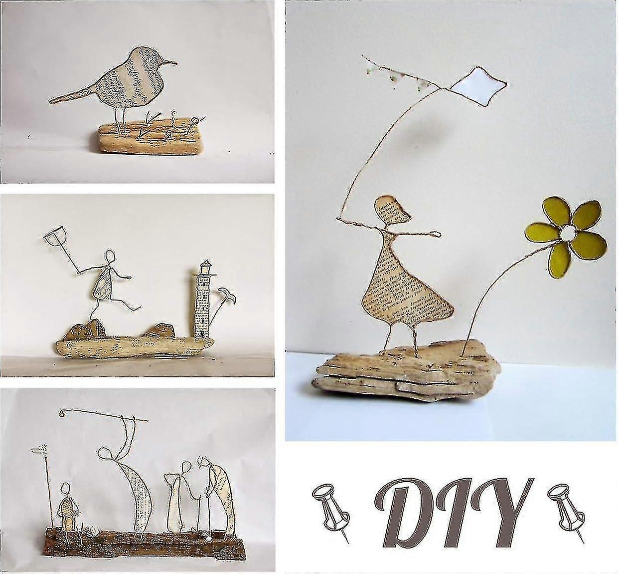 Paper Wire 200m Iron Paper Rattan Natural Wire Paper Macrame Rope, 2mm ...