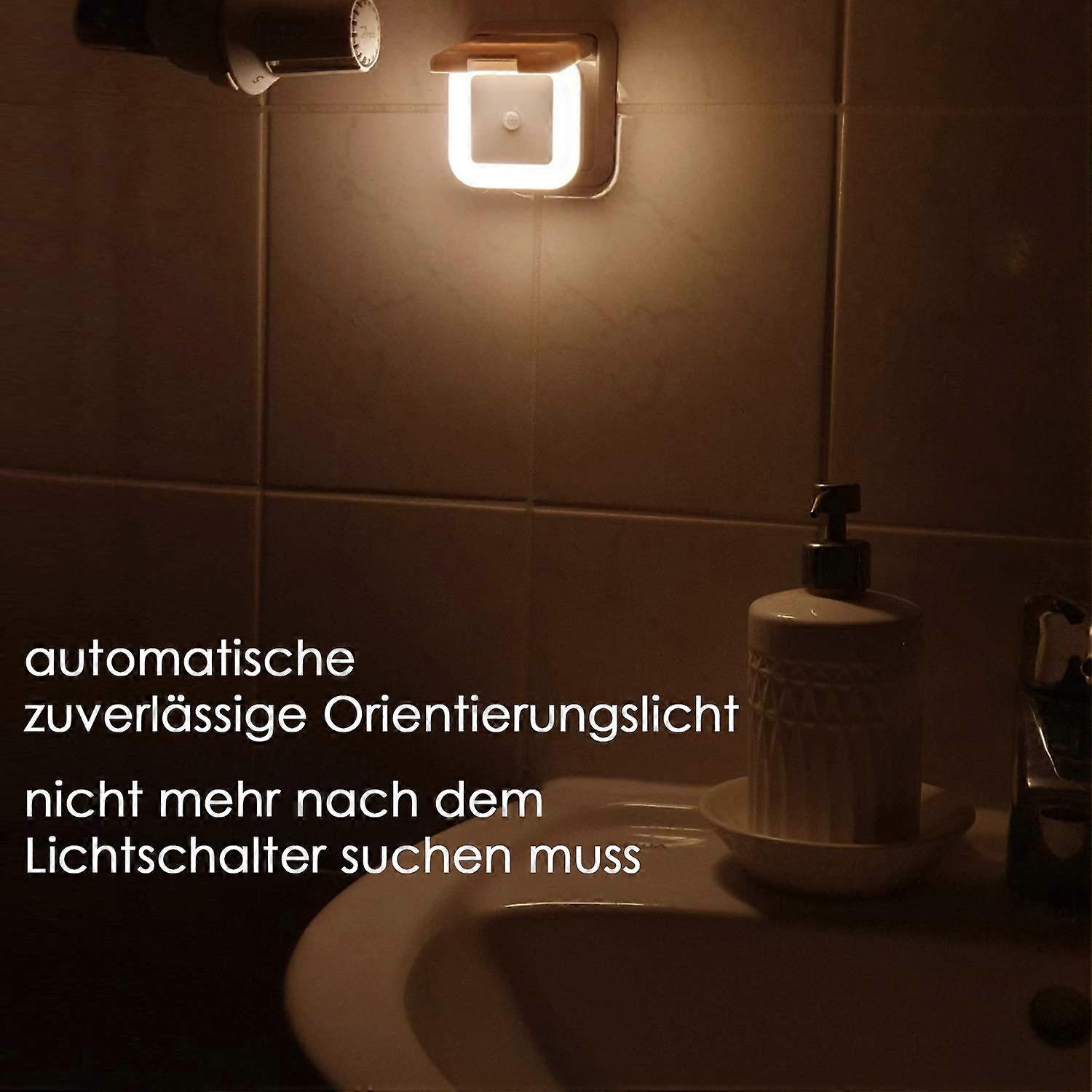 Variable intensity LED night light with motion sensor, set of 2 night ...