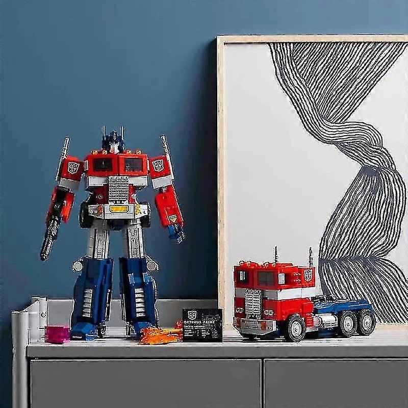 Creative Optimus Prime Robot Car Building Blocks Model Compatible 10302 ...
