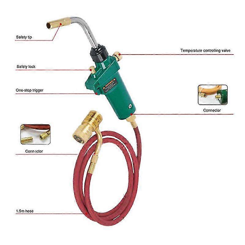Automatic ignition high temperature welding torch fire portable mapp ...