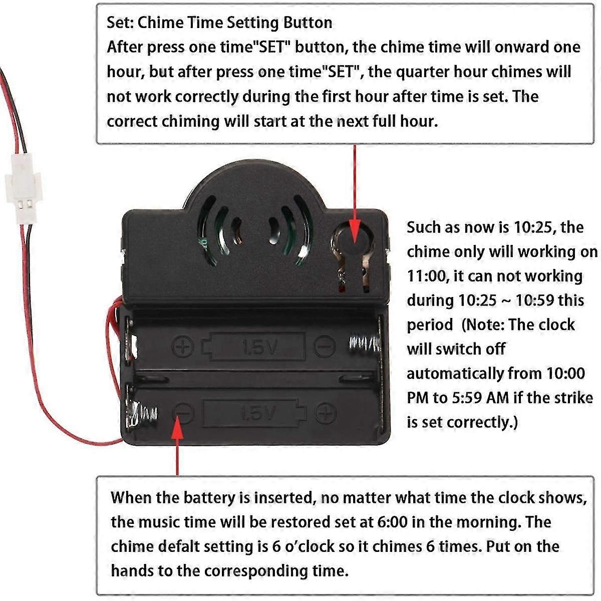 Quartz Pendulum Trigger Clock Movement Chime Westminster Melody ...