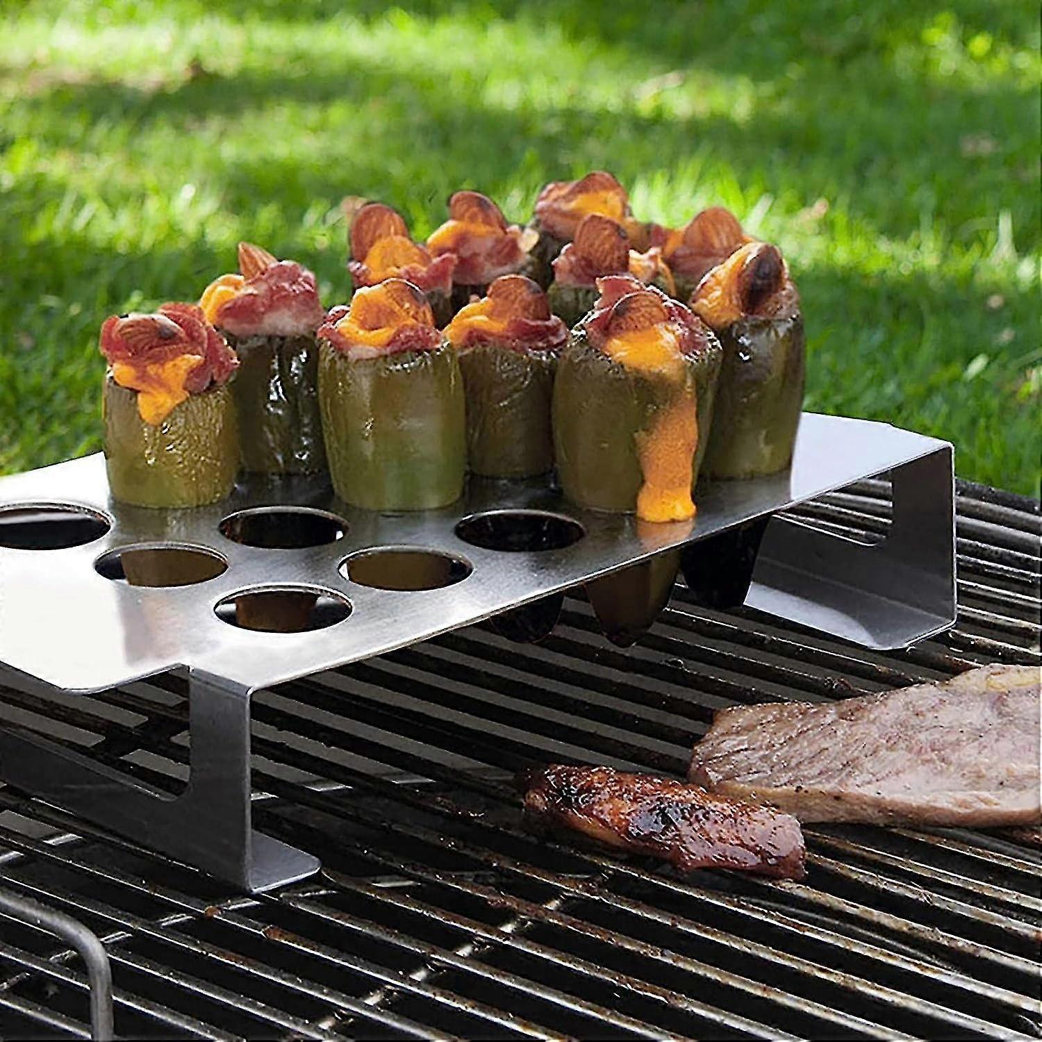 Jalapeno Grill Rack, 18 Hole Jalapeno Grill Rack For Chili, Stainless ...