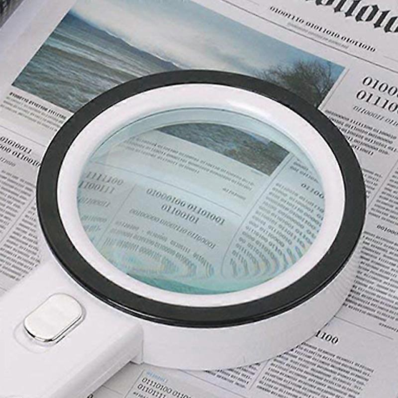 Magnifying Glass 20X, Magnifier with Light, LED Illuminated Handheld ...