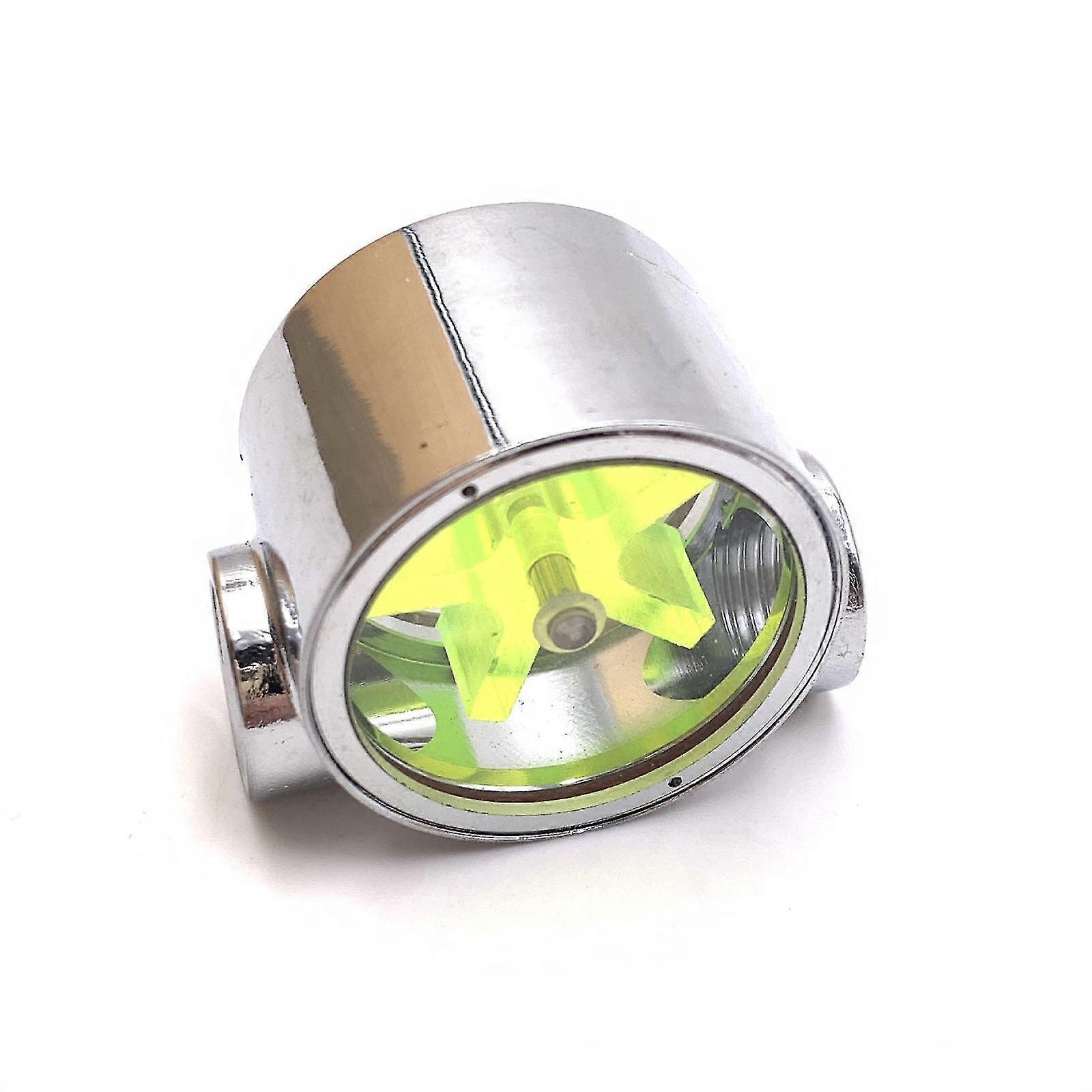 Flow Meter Water Cooling Flow Indicator Meter Copper Chromed 2 Ways G1 ...