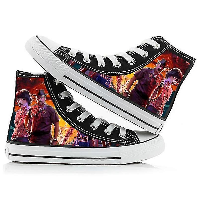 Stranger Things 4 Hellfire Club High Tops Women Mens Kids Shoes | Fruugo UK