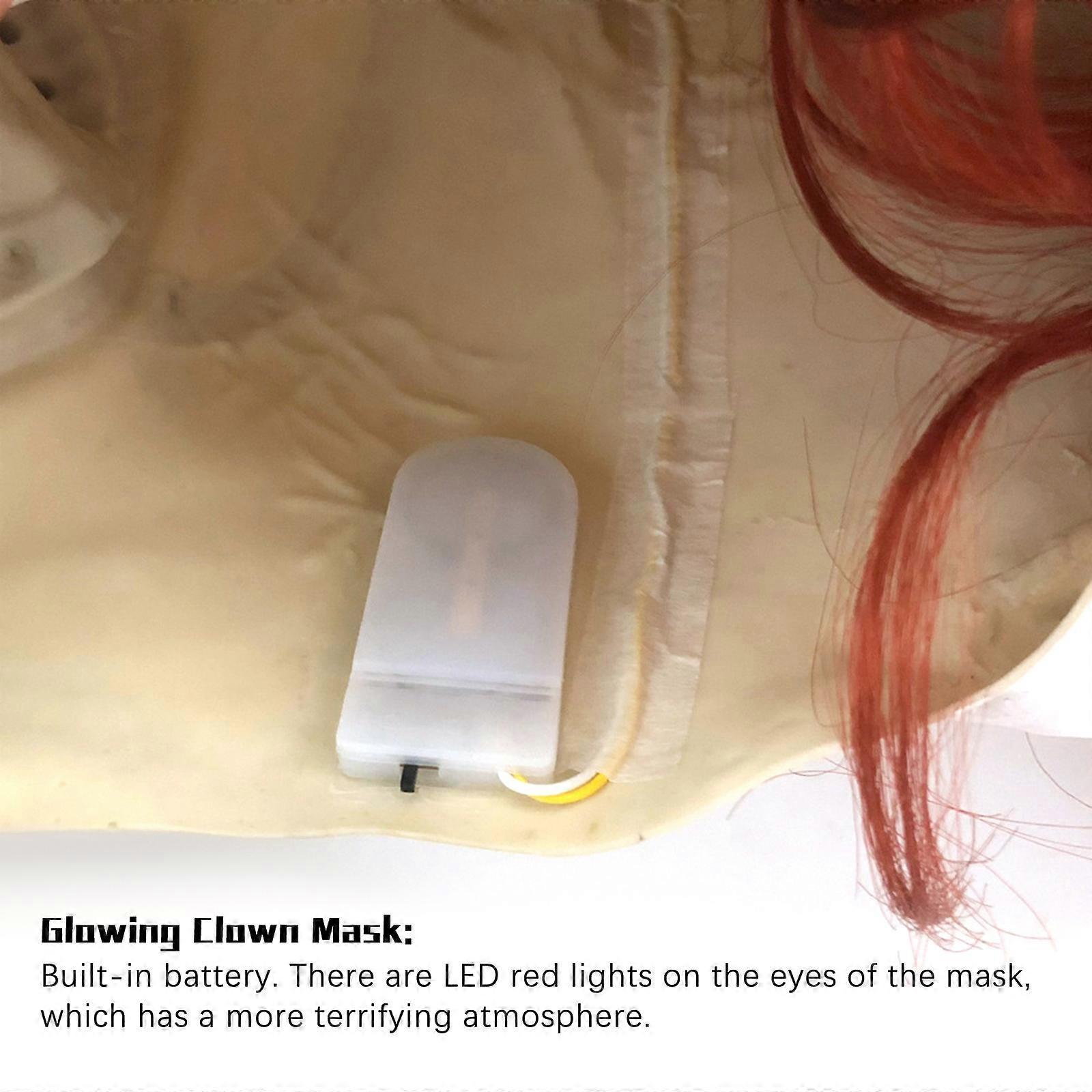 Stephen King's It Mask Pennywise Clown Mask Halloween Cosplay Scary ...