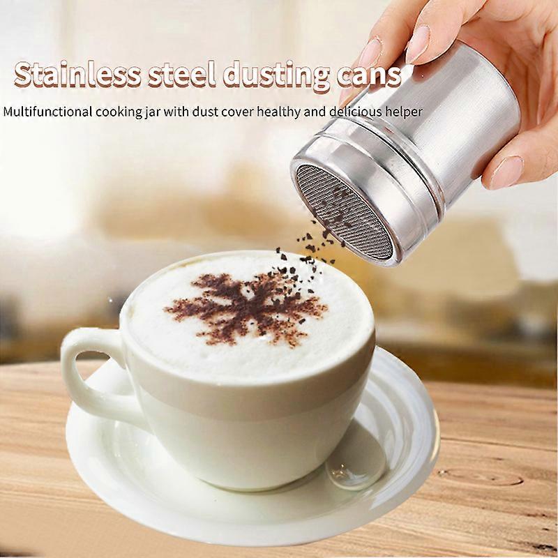 Stainless Steel Chocolate Shaker Cocoa Flour Coffee Sifter or 19Pcs ...