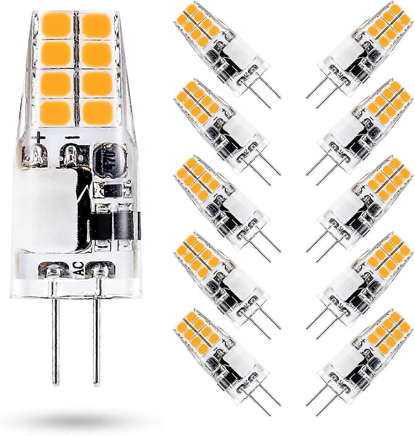 G4 LED Bulb 12V, 3000K Warm White, 3W Equivalent to 35W G4 Halogen Bulb ...