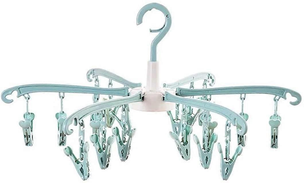 FLM Clips Folding Dryer - Portable Folding Clothes Dryer Clothes Rack ...