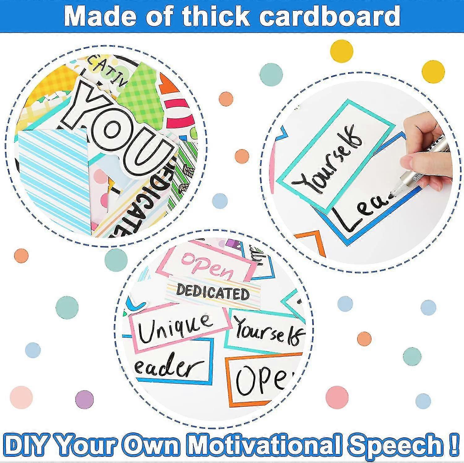 Motivational Classroom Cutouts Inspirational Quotes Classroom Bulletin ...