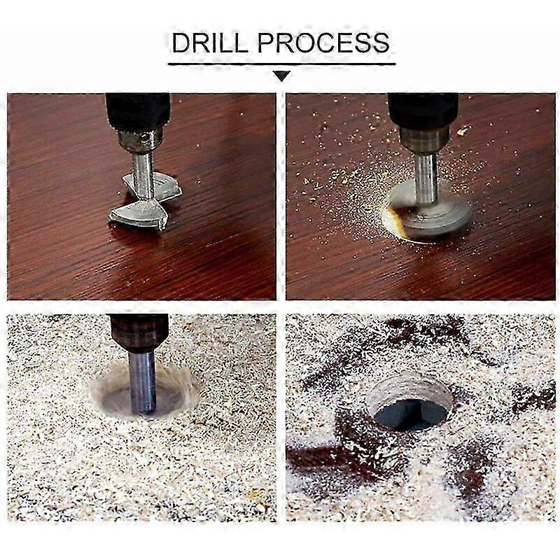 Wood Drill Bits,42MM Carbide Wood Countersink,Installing Spherical Wood ...