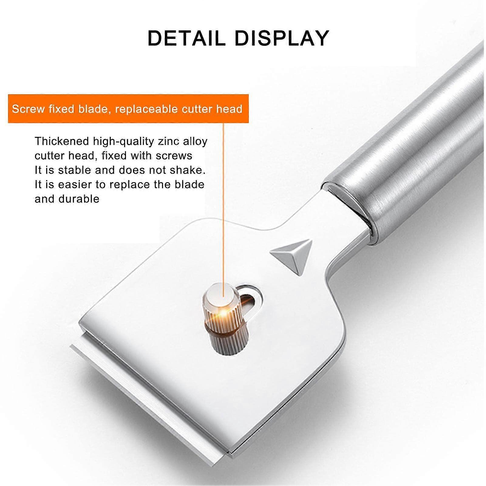 Glass Scraper Cleaning Tool | Stainless Steel Razor Blade Scraper with ...