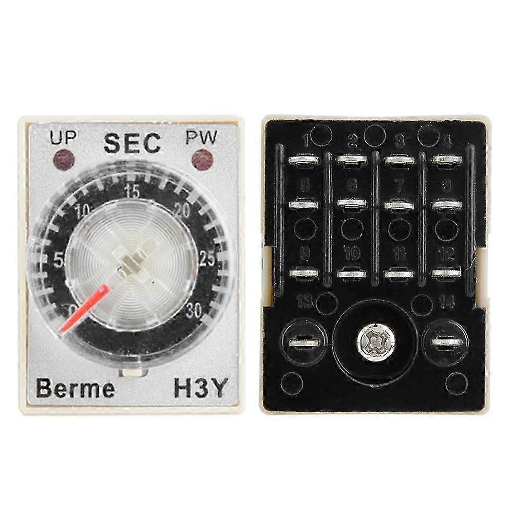 H3Y-4 24VDC Time Relay Delay Timer Control Switch 14-Pin 30S | Fruugo UK