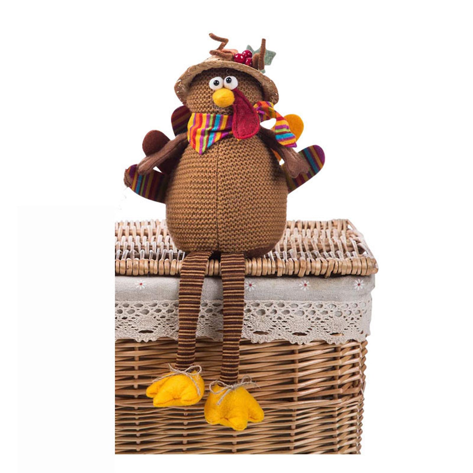 Cute Turkey Faceless for Doll Thanksgiving Turkey Plush for Doll Decor ...