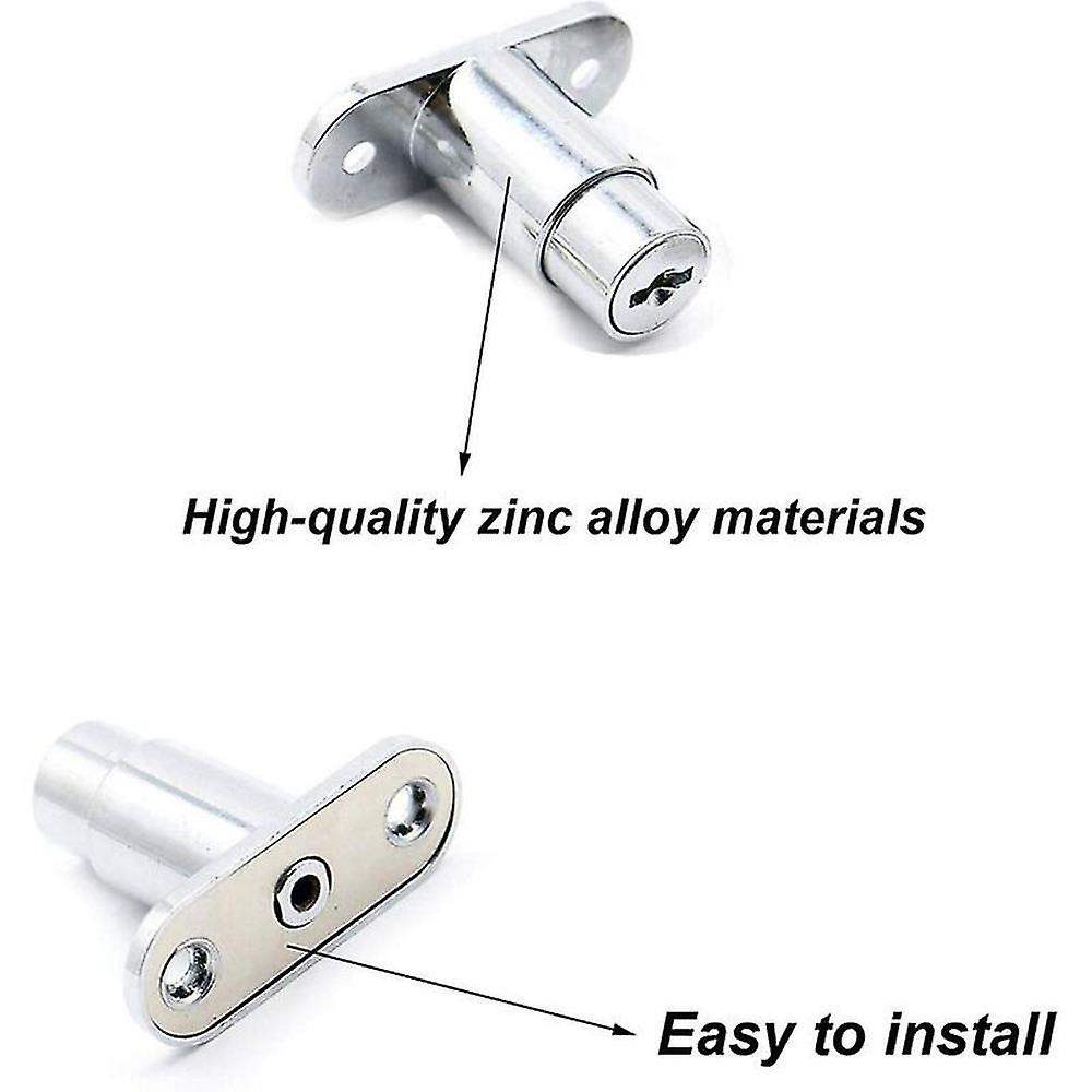 Pcs Zinc Alloy Drawer Cabinet Lock, Sliding Door Cabinet Lock For ...