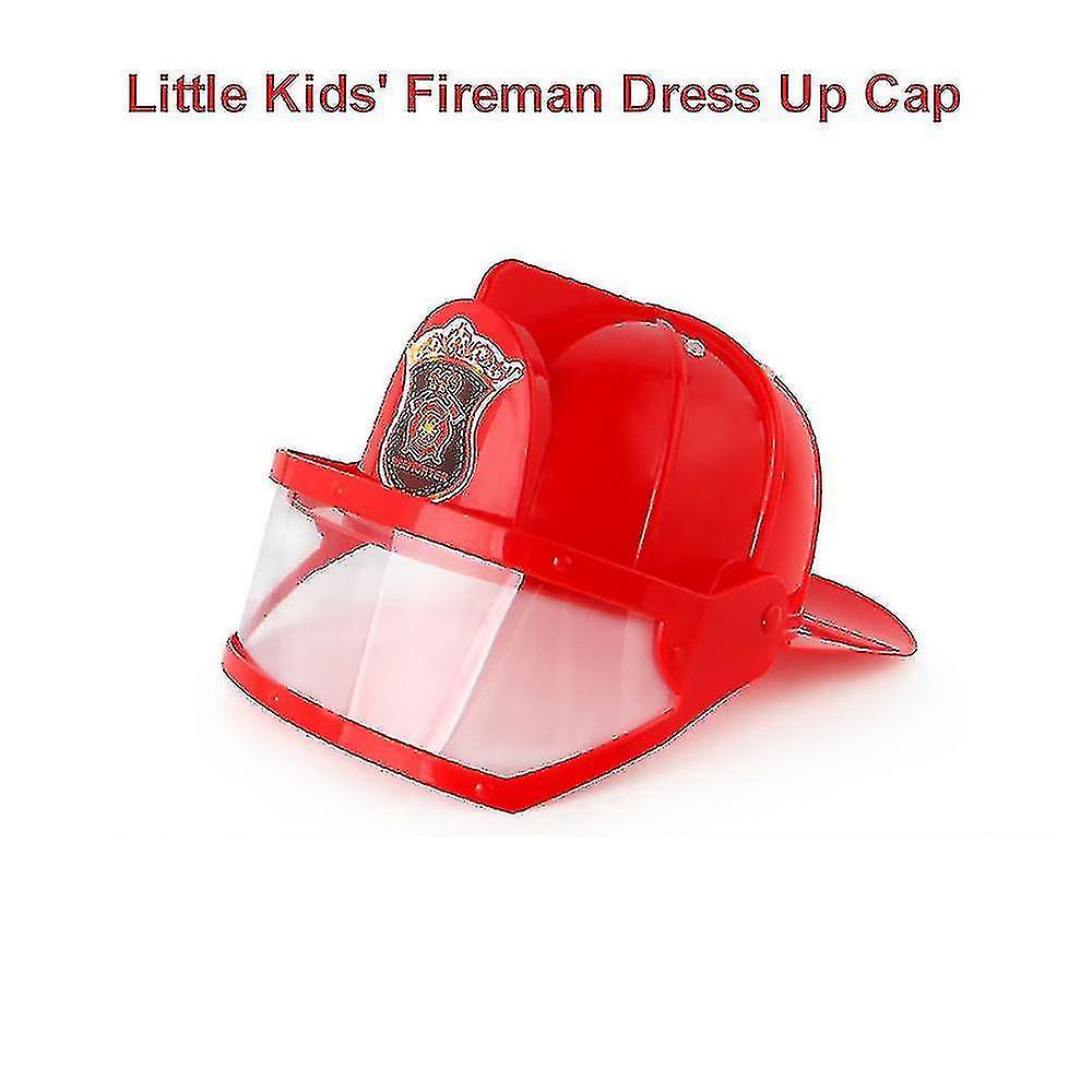 Little Kids Fireman Costume Fireman Dress Up Cap Pretend Role Play Toys ...