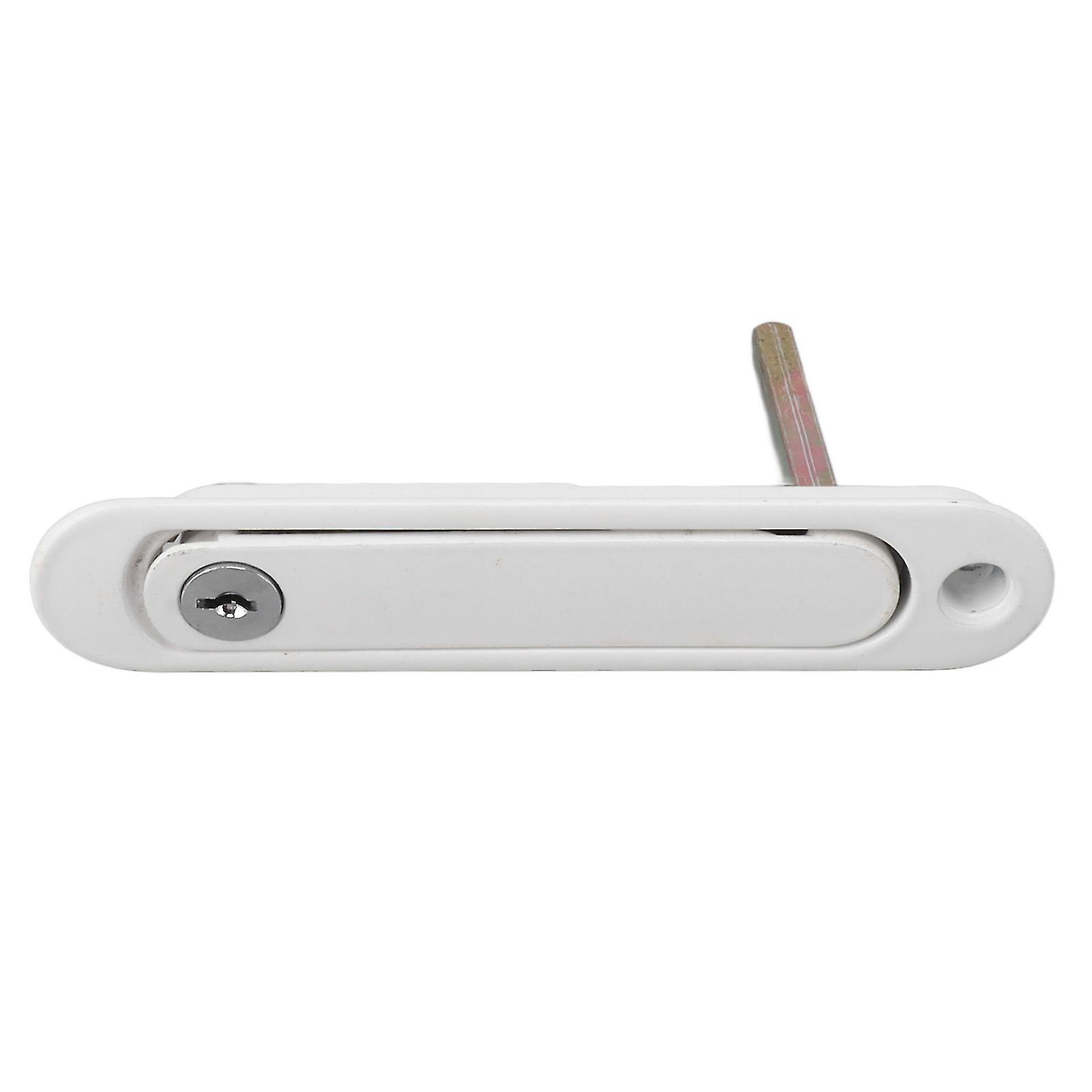 Screen Door Push Pull Latch Hidden Handle Lock with Key for Casement ...