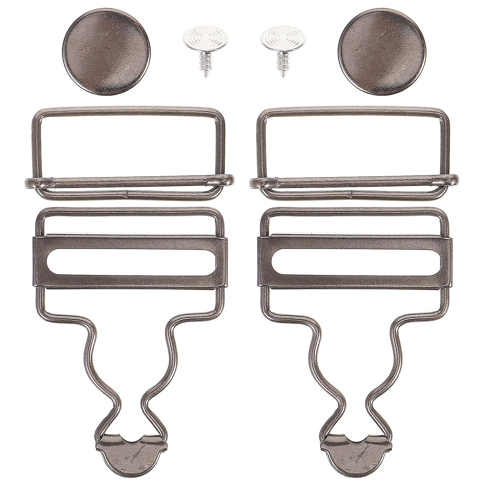 1 Set Of Overall Clips Replacement Diy Overalls Dungaree Belt Fasteners ...