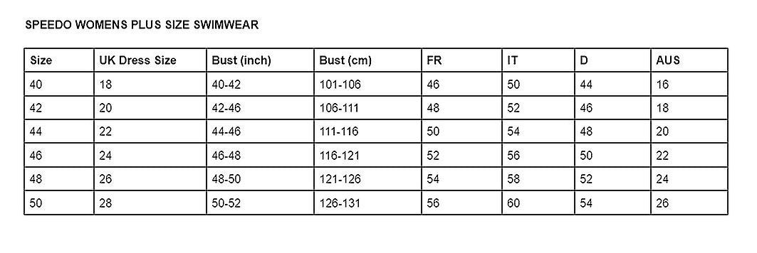 Speedo Essential Swim Dress - Black/Plus Size | Fruugo UK