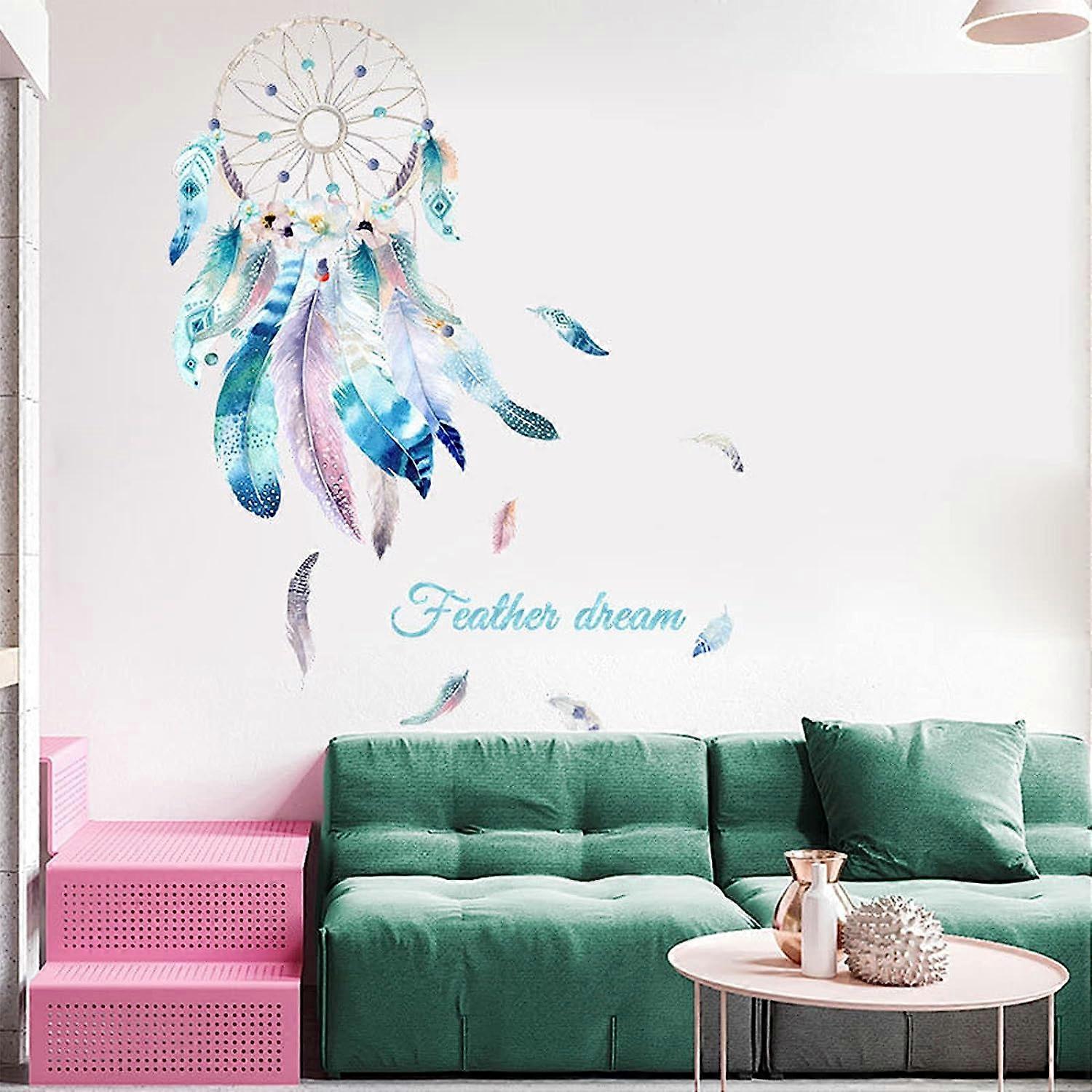 Mural Dream Catcher Wall Decal Feather Dream Catcher Wall Sticker ...