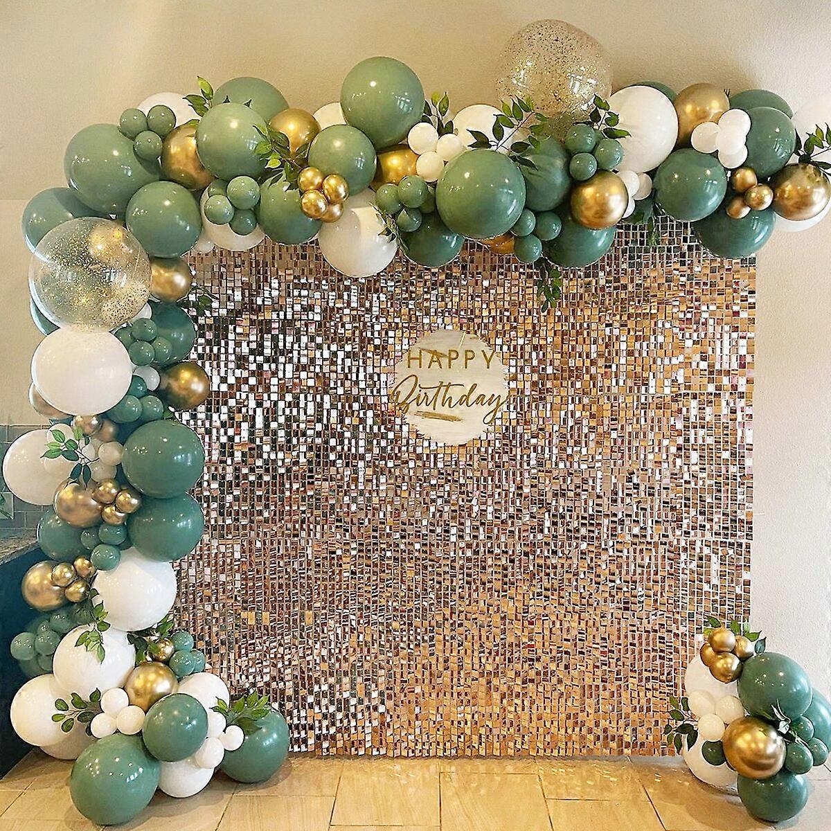 Green Balloon Garland Arch Kit Jungle Safari Party Balloon Wild One ...