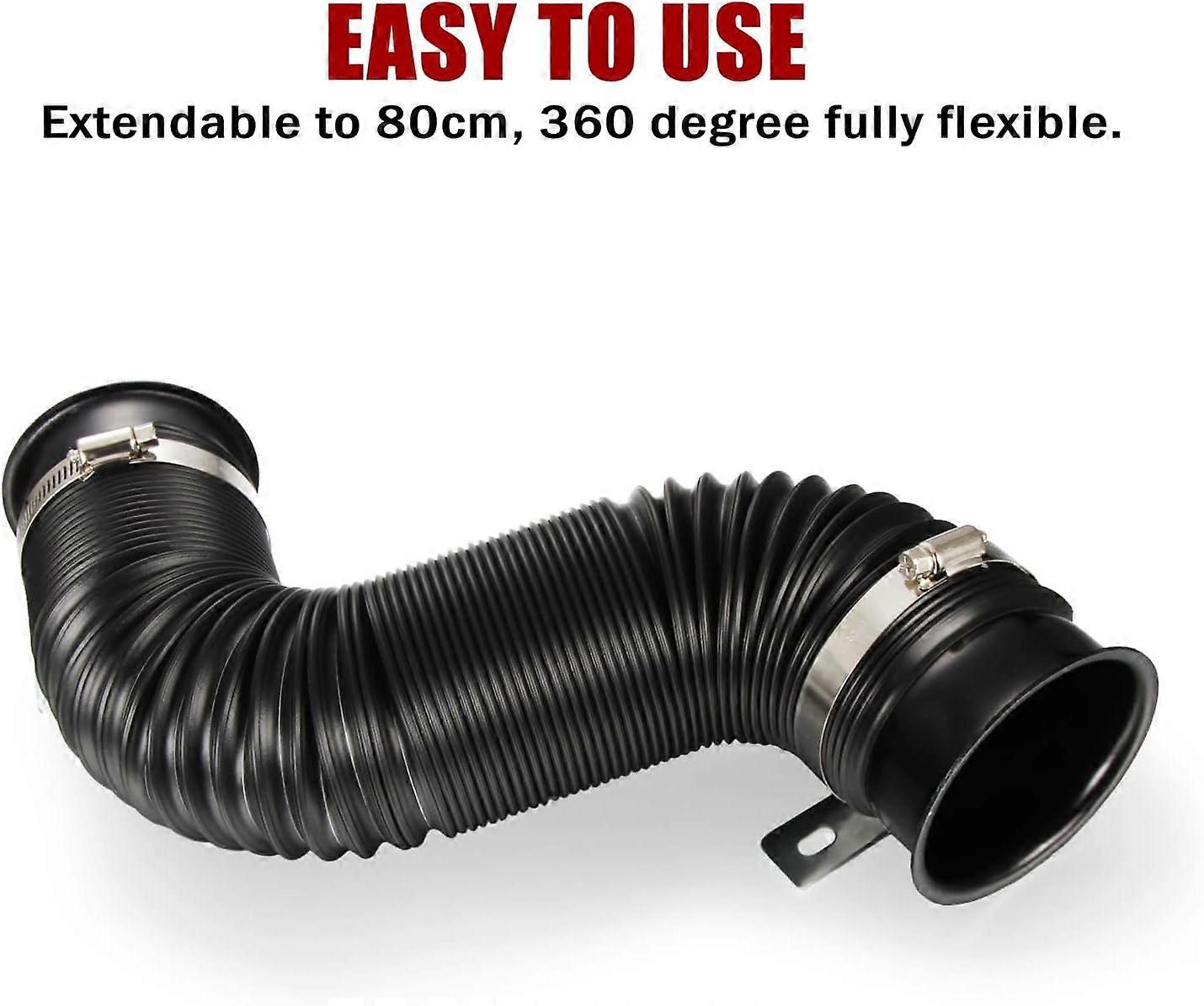 3 inch (76mm) Universal Flexible Extensible Extendable Auto Vehicle ...