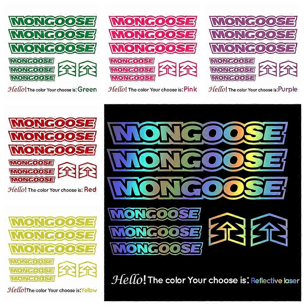 Cute Mongoose-Vinyl Cut Stickers Decals For Bicycles Bikes Cycles ...