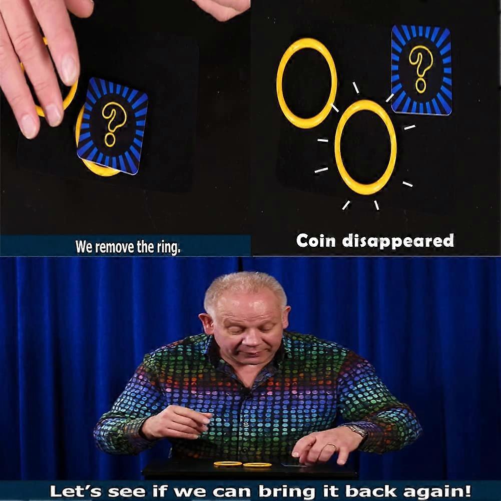 Coin Appear & Vanish Magic Tricks Dynamic Coins Frog Elf Magician Close ...