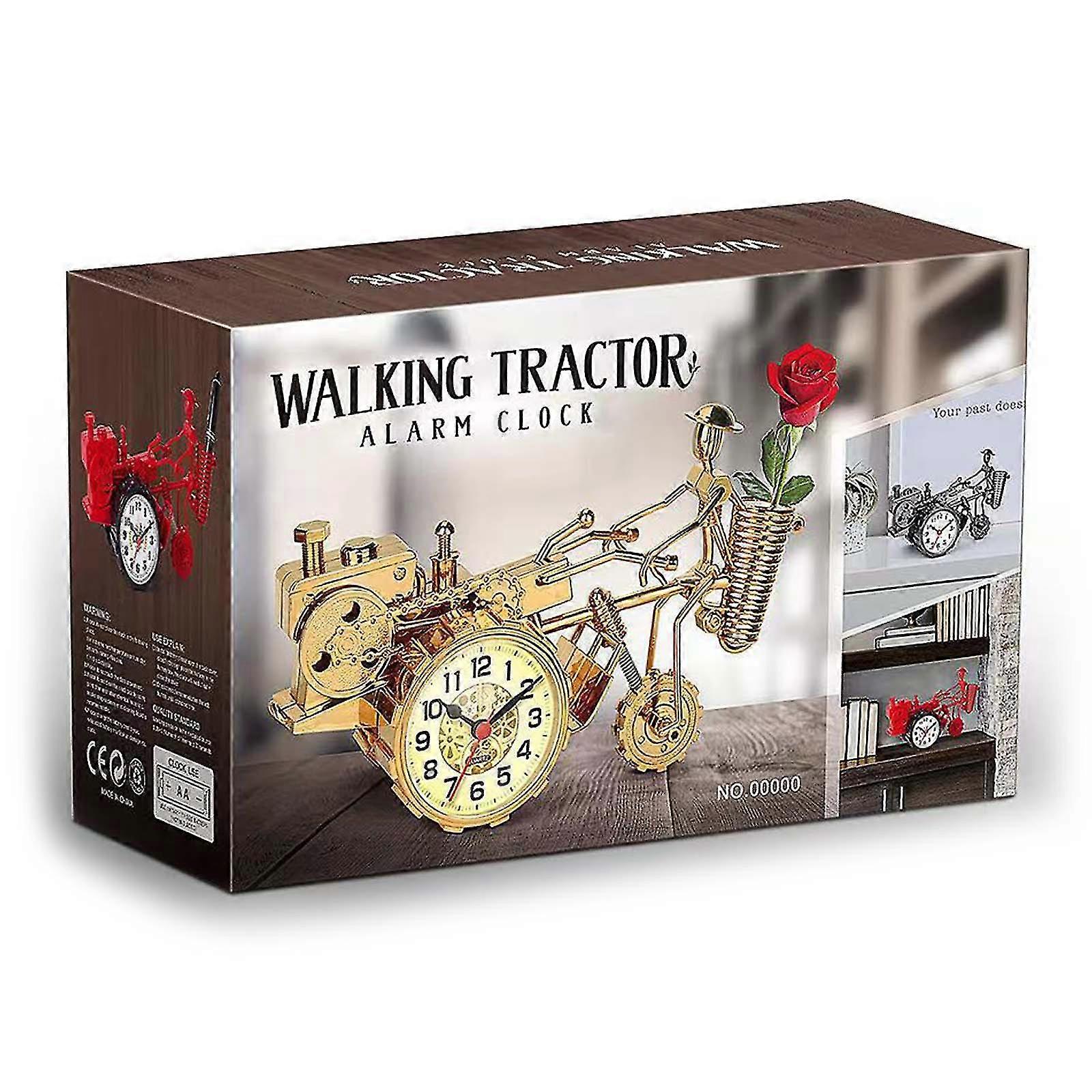 Tractor Model Alarm Clock Old-fashioned Digital Clock For Home Office ...