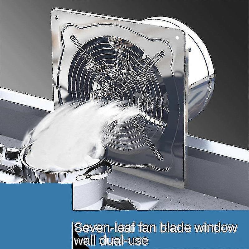 6/7/8inch Inline Extractor Exhaust Fan Ventilation Pipe Fan Bathroom ...