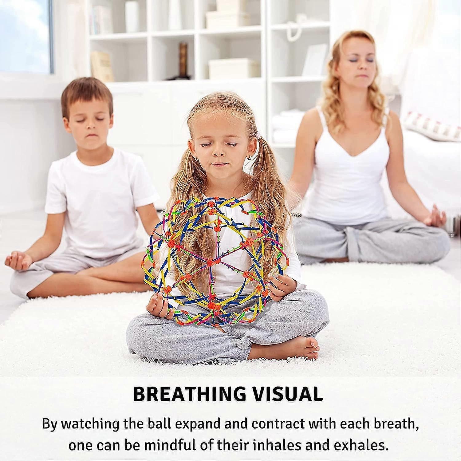 SBSG 4E's Novelty Expandable Ball, Plastic Sensory Sphere for Kids and ...