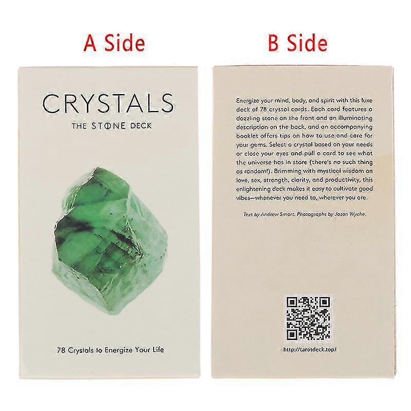 Crystals The Stone Deck Tarot Prophecy Divination Family Party Board ...