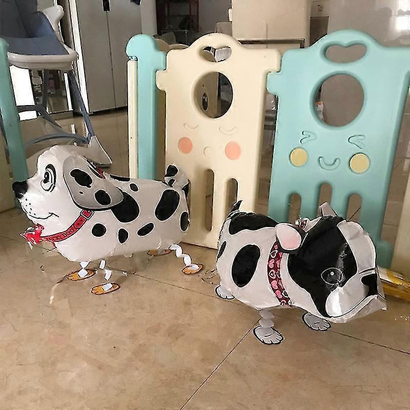 Cute Walking Animal Helium Balloons Cat Dog Dinosaur Air Ballons ...